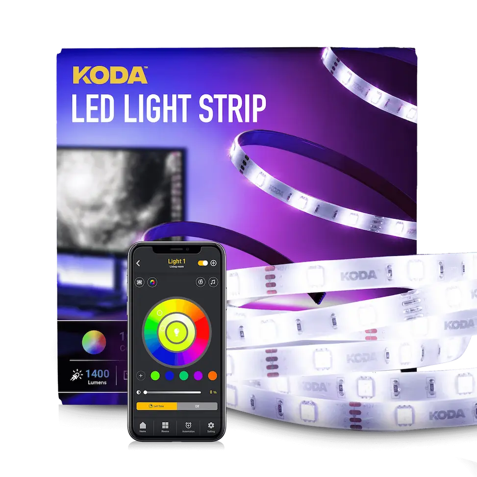 KODA LED Light Strip with App Control: Smart Indoor Lighting